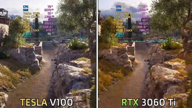 Nvidia Tesla V100 vs RTX 3060 Ti Test in 7 games - Смотреть онлайн в ...