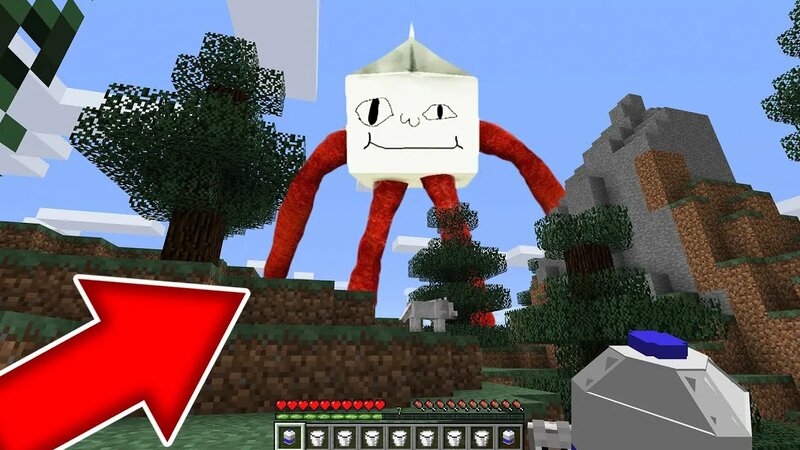 Я призвал Ходячее Молоко в своем мире в Майнкрафт ! Как призвать ...