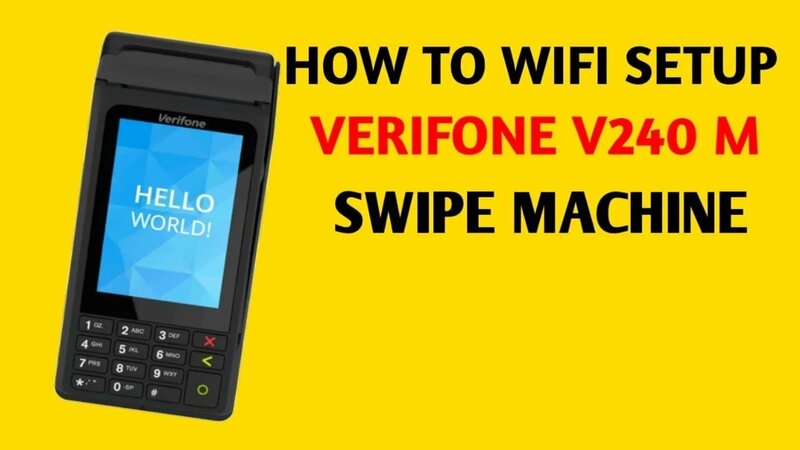 How to WiFi setup verifone v240m swipe machine || IT Online Solutions ...