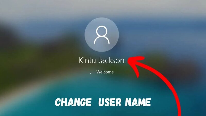 How to change user name in your computer on Windows 10 - Yandex Video ...