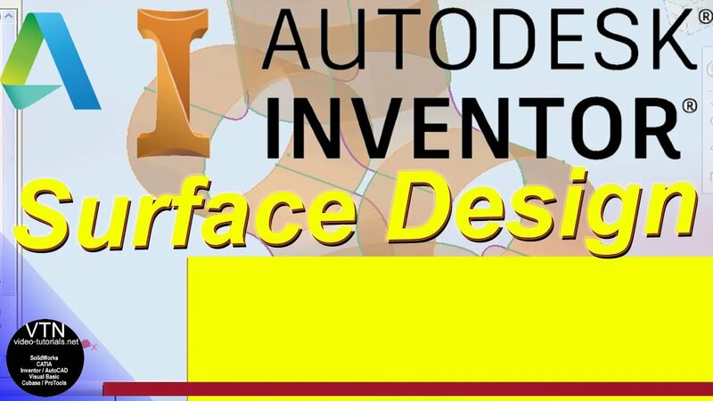 AutoDesk Inventor Surface Design 01 Using Constraints - Yandex Video ...