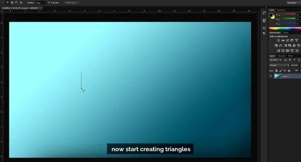 How to make a Cool Low Poly Background - Photoshop CS6, CC Tutorial ...