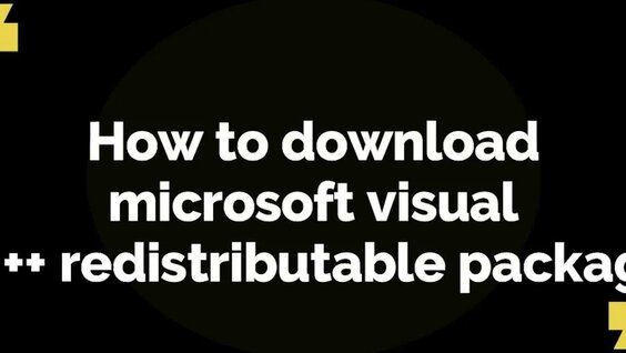 Download Microsoft Visual C Redistributable 940 Video Yandexte Bulundu 