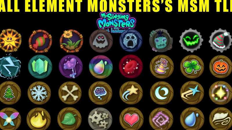 All Element Monsters (My Singing Monsters: The Lost Landscapes) | MSM ...