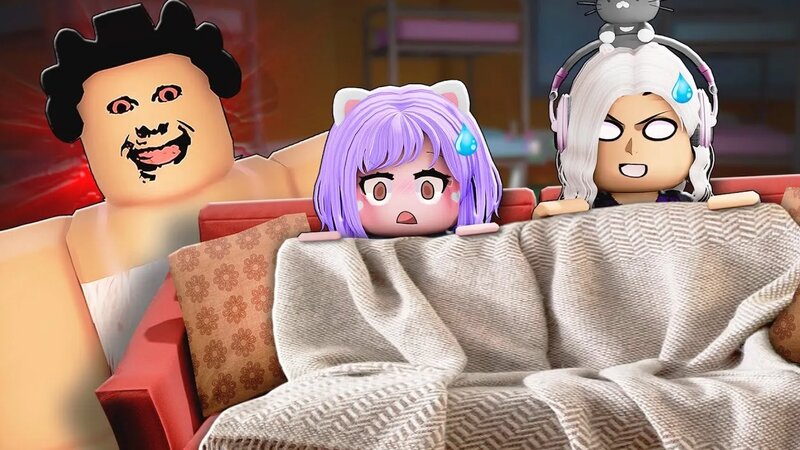 Ночёвка С ЙОШИ Пошла НЕ ПО Плану! Roblox The Sleepover (Кошка Лана ...
