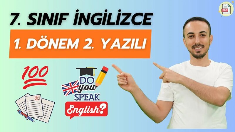 7th Grade English 1st Term 2nd Written Exam - Смотреть онлайн в поиске ...