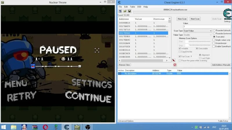 Как взломать Nuclear Throne с помощью Cheat Engine - Смотреть онлайн в ...