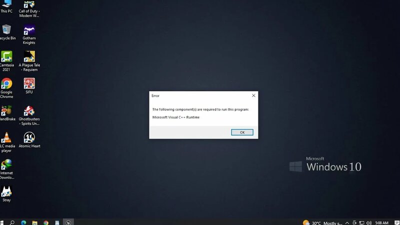 How To Solve_Atomic Heart | Microsoft Visual C++ Runtime | Error ...