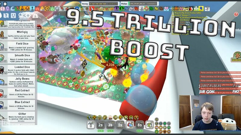 9.5 Trillion Pepper Boost!! | Roblox Bee Swarm Simulator - ft ...