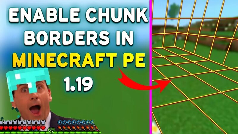 How to see Chunk Borders in Minecraft Pe 1.20 | chunk border mod for ...