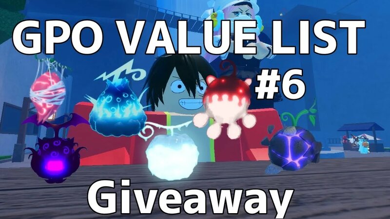 New gpo value list update 8 #6 | goro , hie , kage , ito , zushi , ito ...