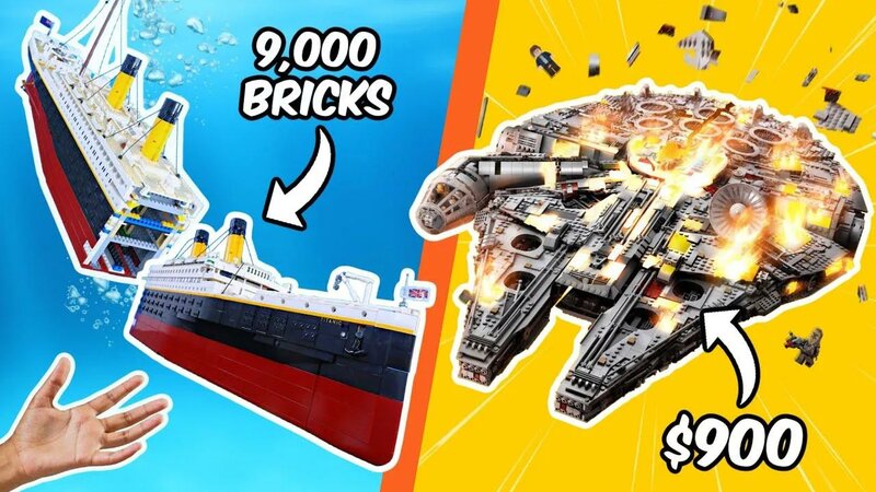 Уничтожение Самых Больших Наборов LEGO в мире… перевод TD Bricks ...