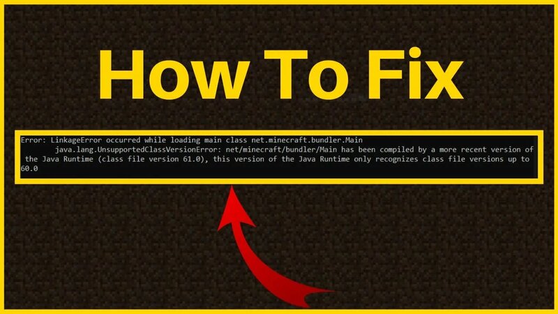 How To Fix Minecraft Error LinkageError occurred while loading main ...