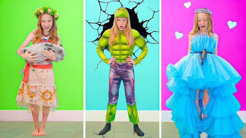 Nastya Turns Into Superheroes Because Of A Magic Toy видео от Like
