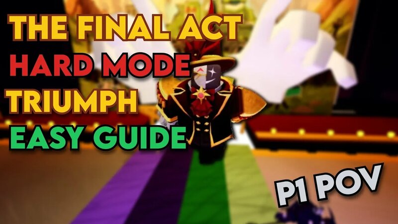 QUAD THE Final ACT HARD MODE Narrator'S Redemption Strategy + EASY ...