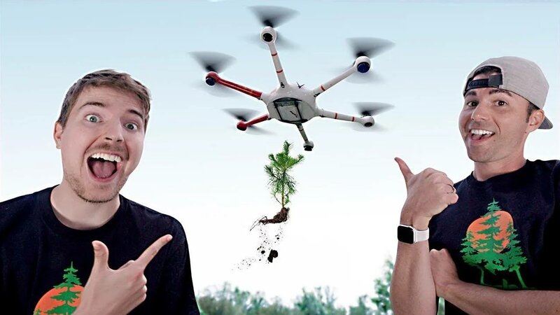 Использую Дроны Чтобы Посадить 20,000,000 Деревьев (Марк Робер НАСА ...