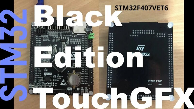 TouchGFX. Black edition on Stm32f407vet & Ili9341. Запускаем TouchGFX ...