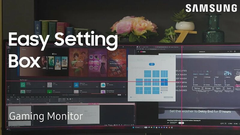Use Easy Setting Box on your Samsung gaming monitor | Samsung US ...