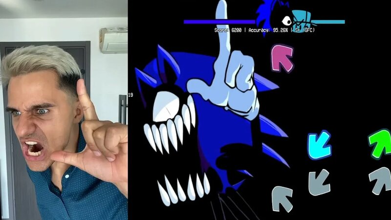 Friday Night Funkin' Speed GIF VS Cyclops DEMO V2 Fatal Error, Sonic ...