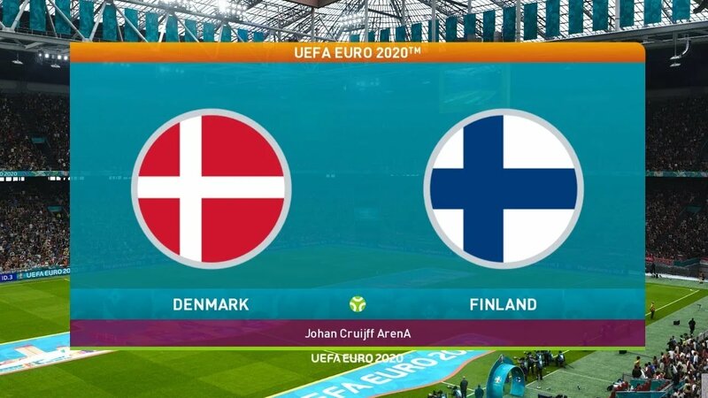 PES 2021 | Denmark vs Finland | UEFA EURO 2020 | Gameplay Match PC ...