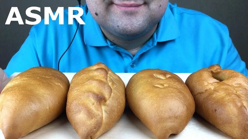 ASMR MINI PIES *Pirozhki* (Russian Food) Eating Sounds *NO Talking ...