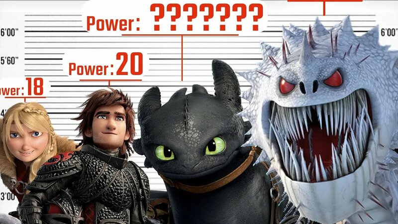 HTTYD: Dragon Power Comparison | Satisfying Size & Strength! # ...