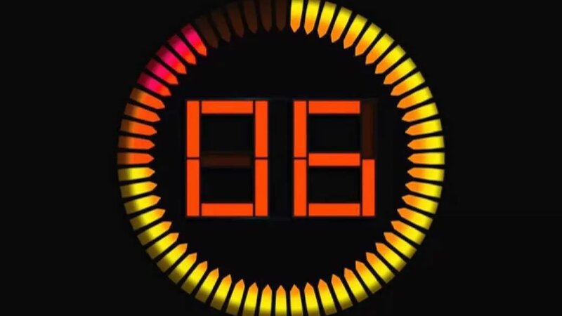 Countdown Timer 60 sec ( v 278 ) Circle Timer with Sound Effects HD 4k ...