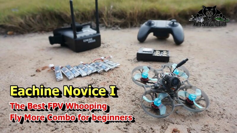 Eachine Novice I 75mm 2S Whoop FPV Racing Drone RTF Detailed Review ...