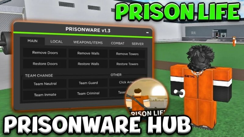 Roblox Prison Life Script (PrisonWare Hub) | Fluxus/Hydrogen - Yandex ...