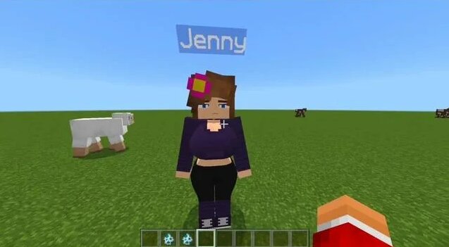 +18 Мод На Девушку Jenny Для Minecraft Bedrock Edition | jenny mod ...