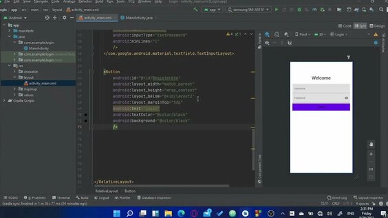 Login & Register and logout using Android App | Android Studio full Tutorials - EroFound