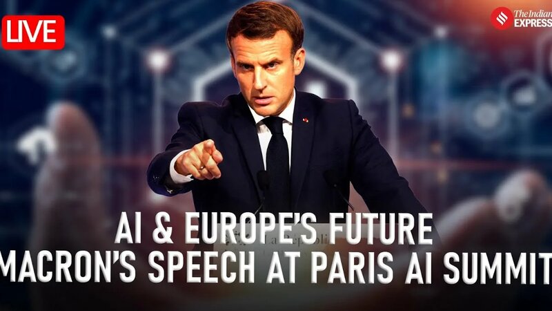Emmanuel Macron Live | Macron’s Vision for AI: Innovation | Paris AI ...