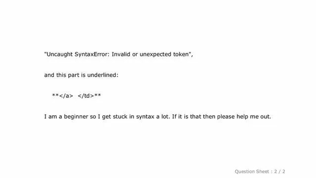 jQuery : Uncaught SyntaxError: Invalid or unexpected token - Смотреть ...