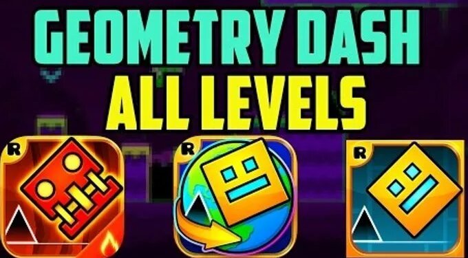 Видео Прохождение ВСЕХ Уровней Geometry DASH (LITE, Meltdown, World ...