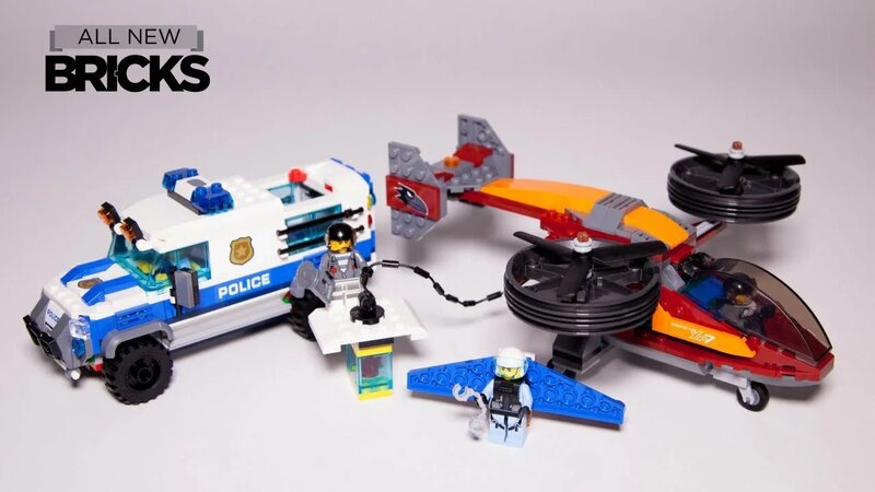 Lego City 60209 Sky Police Diamond Heist Speed Build - Смотреть онлайн ...