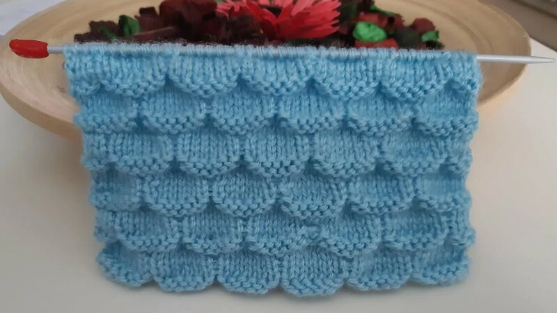 Two embossed knitting patterns & easy knitting patterns - Yandex Video ...