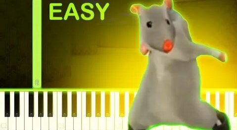 RAT Dancing MEME SONG - EASY Piano Tutorial - Yandex Video aramada ...