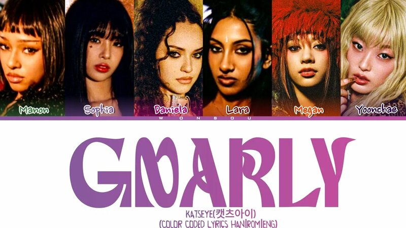 Katseye (캣츠아이) 'Gnarly' Lyrics (Color Coded Lyrics) - Correct Version ...