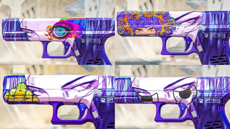 This glock 18 shinobu craft are crazy -new armory crafts | Glock-18 ...