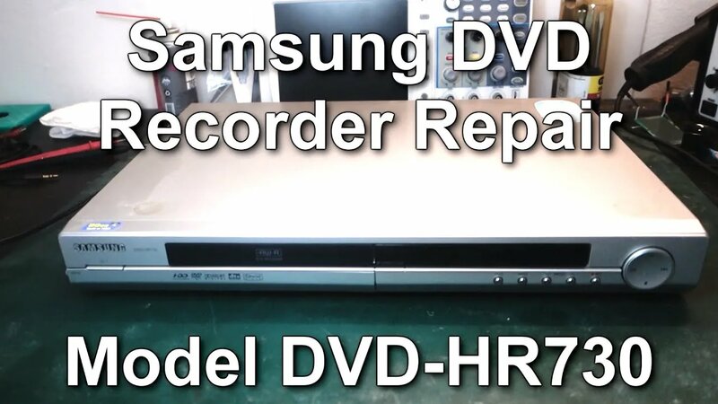 Samsung DVD Player/Recorder Repair DVD-Hr730 - Yandex Video aramada ...