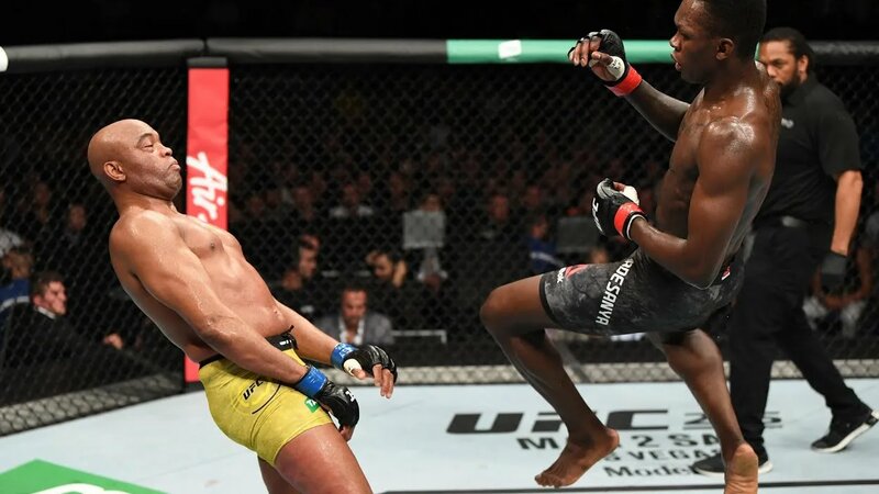 Israel Adesanya and Anderson Silva Cross Paths | UFC 234, 2019 | On ...