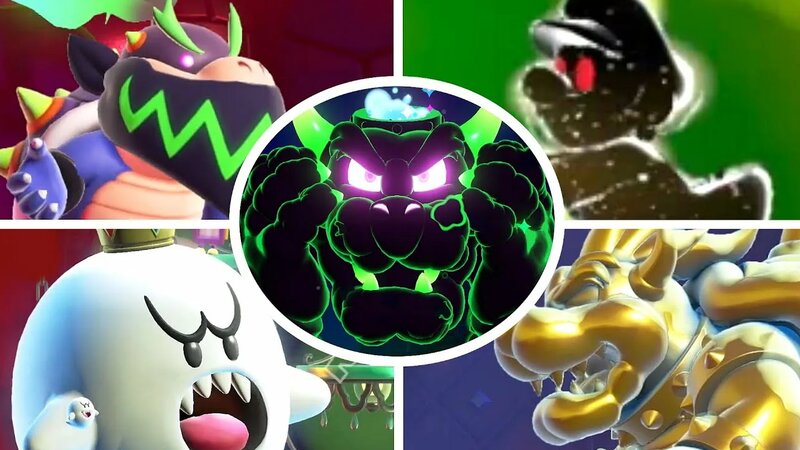 Super Mario Bros Wonder - All Bosses (No Damage) - Yandex Video aramada ...