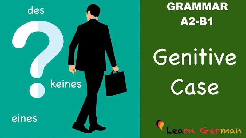 Learn German | German Grammar | Genitiv | Genitive case | A2 | B1 ...