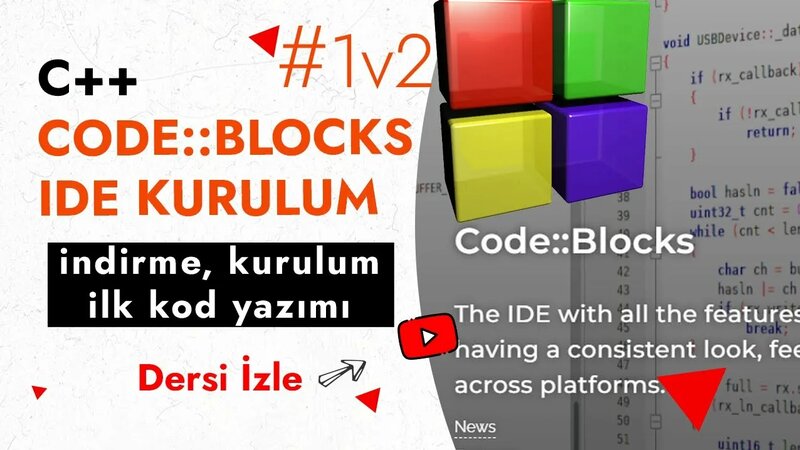 C++ Code::Blocks IDE kurulumu | Temel C++ Ders 1.2 - Смотреть онлайн в ...