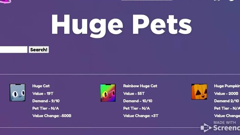 Cosmic Values - Pet Simulator X - Huge Pets - Смотреть онлайн в поиске ...