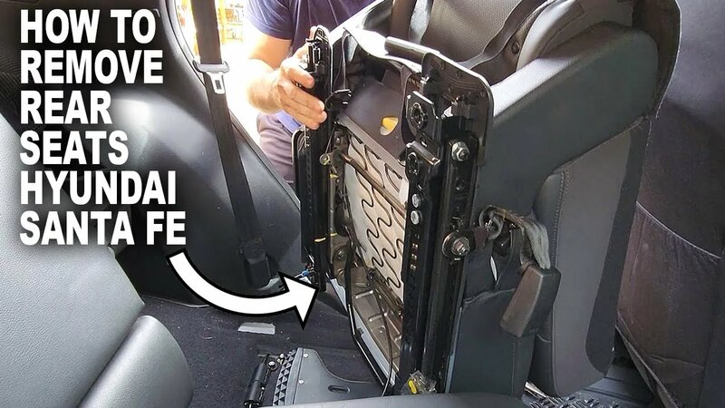 Hyundai Santa Fe 2015 - How to Remove Rear Car Seats - Смотреть онлайн ...