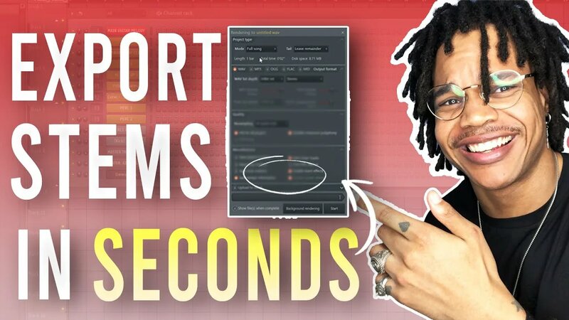 How To Export Stems/Trackouts From FL Studio 20 (In Seconds) - FL ...