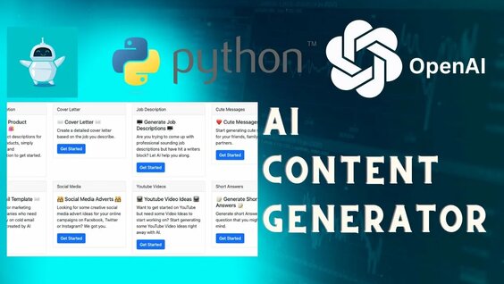 Create AI content Generator with OpenAI and Python - EroFound