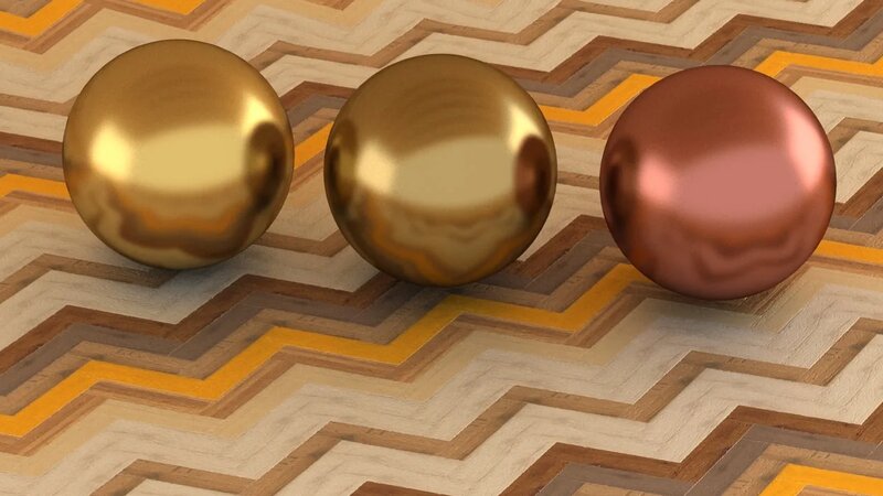 3ds Max Vray Realistic Brass - Bronze - Copper Material - Смотреть ...