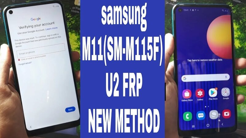 Samsung M11(SM-115F) U2 Binary FRP Lock Remove Done Final Solution NEW Method Android...